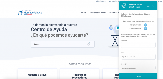 » ChileCompra suma red de Telegram a sus canales de atención online ...